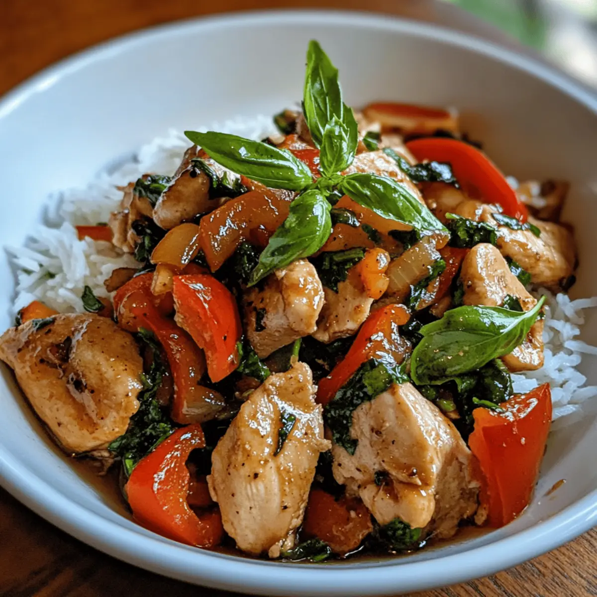 Ultimate Thai Basil Chicken Thigh Stir-Fry: Juicy & Easy