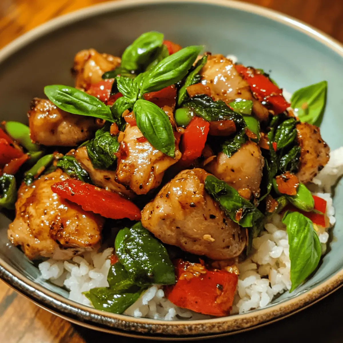 Ultimate Thai Basil Chicken Thigh Stir-Fry: Juicy & Easy
