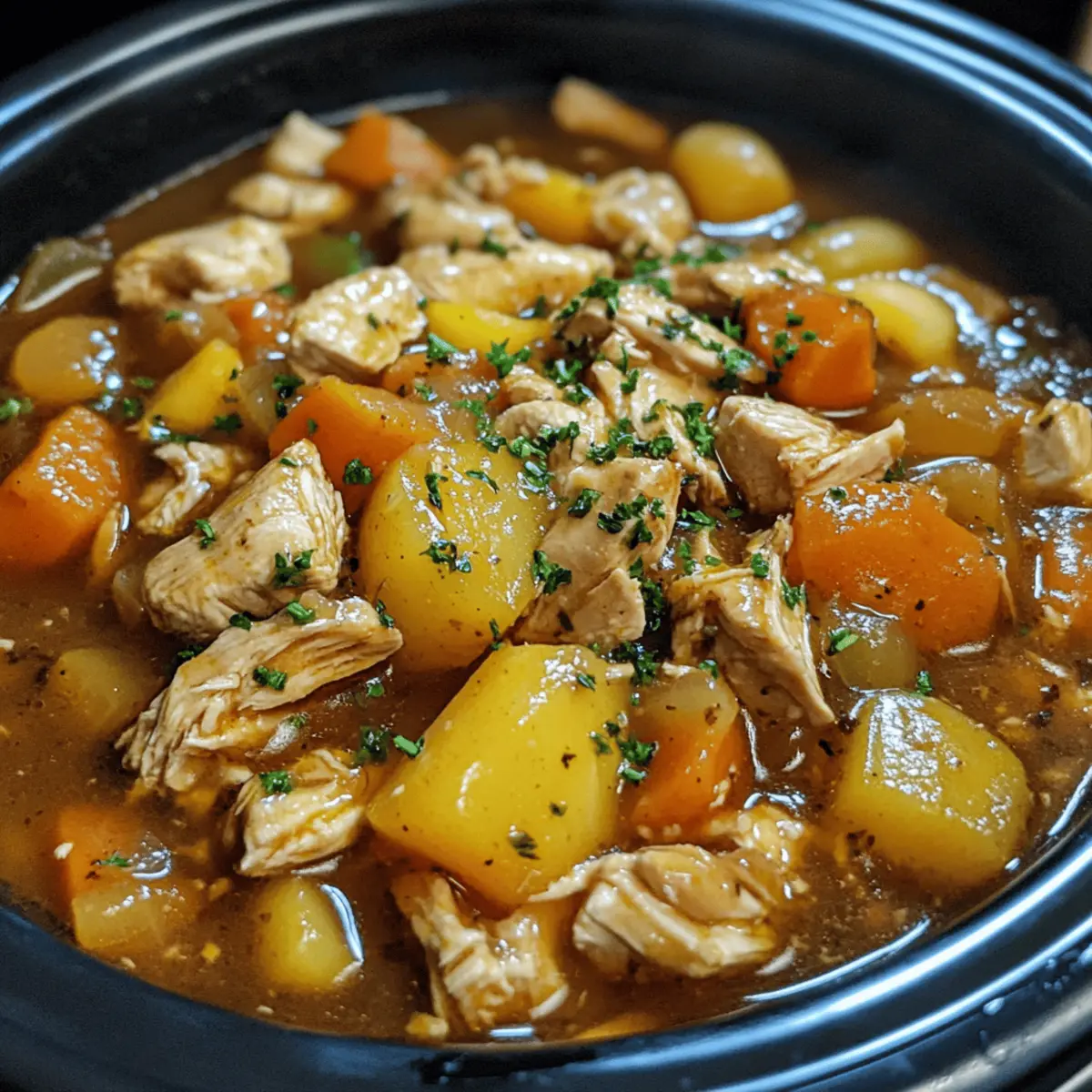 Easy Crockpot Chicken & Vegetable Stew for Irresistible Comfort