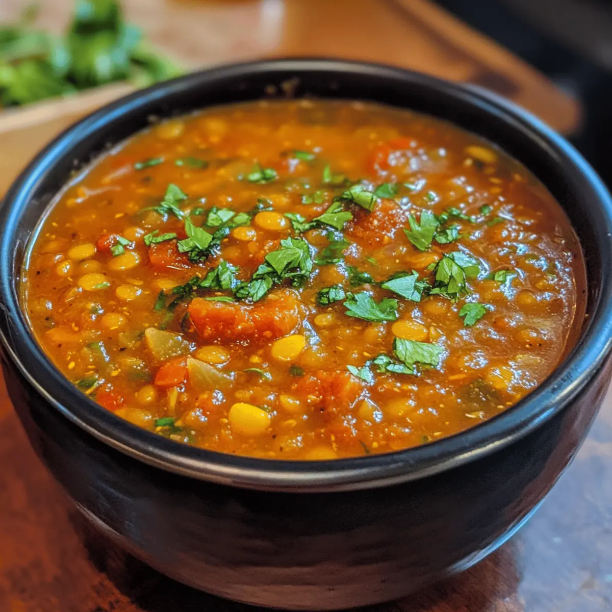 Easy Irresistible Spicy Lentil Soup: Creamy, Comforting Delight
