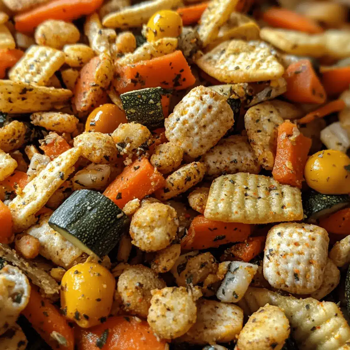 Easy Crunchy Veggie Snack Mix: Irresistible Guilt-Free Crunch