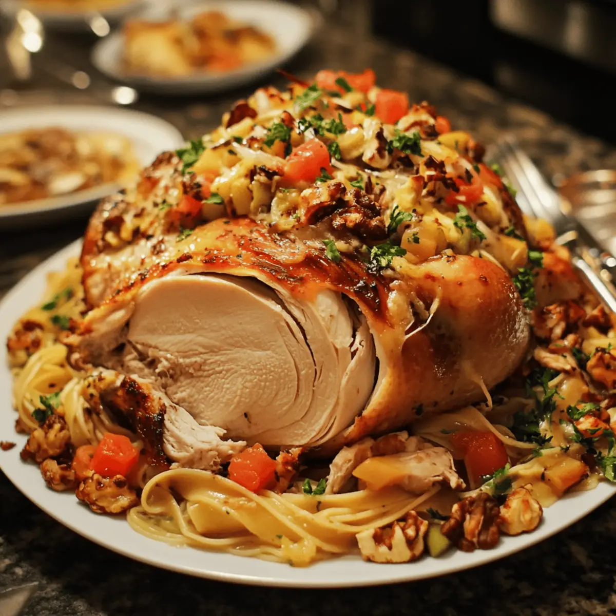 Easy, Delicious Thanksgiving Turkey Pasta Primavera