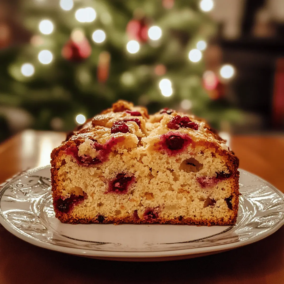 Irresistible Moist Christmas Cranberry Orange Loaf