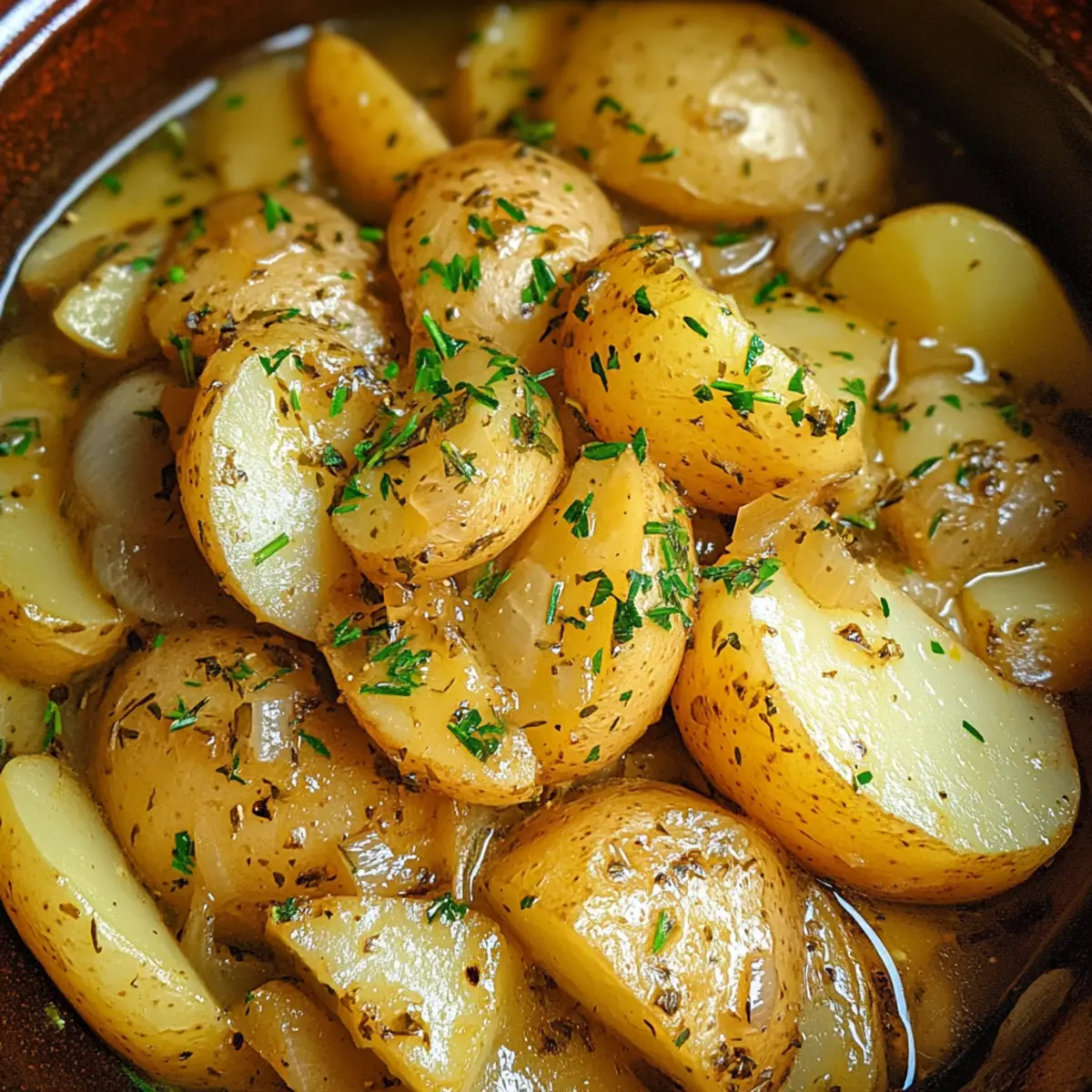 Ultimate Crockpot Potatoes & Herbs: Delicious Juicy Side