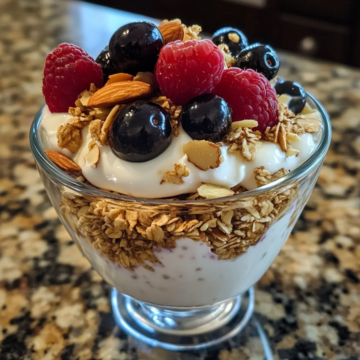 Easy Creamy Berry Almond Yogurt Parfait Recipe for a Fresh Boost