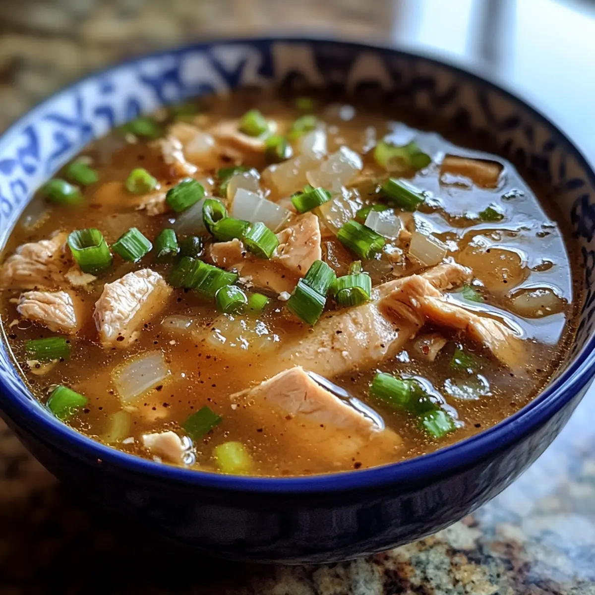 Easy Onion Garlic Chicken Dripping Soup Recipe for Cozy Comfort